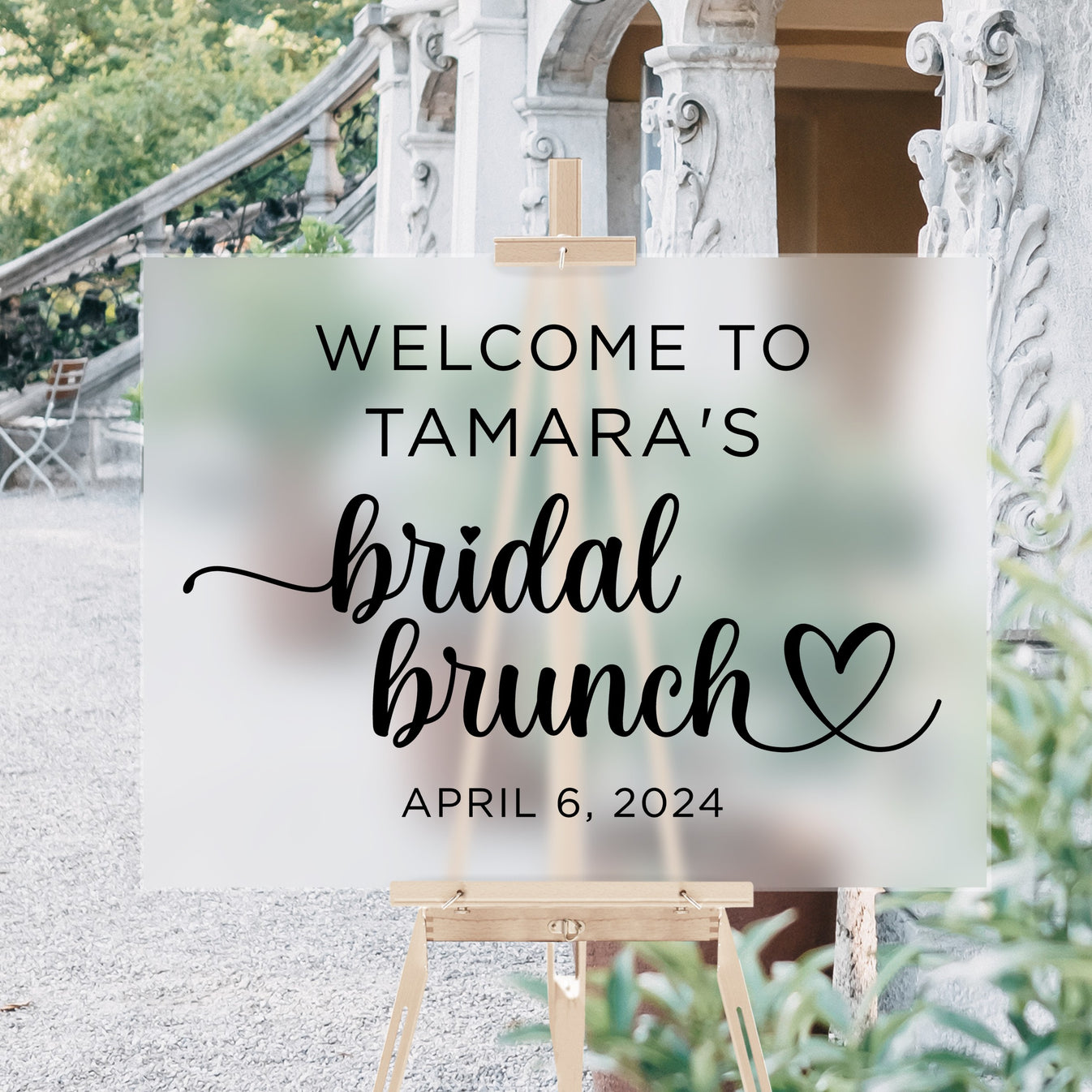 Personalized Bridal Brunch Welcome Sign, DIY Wedding Shower Decor ...